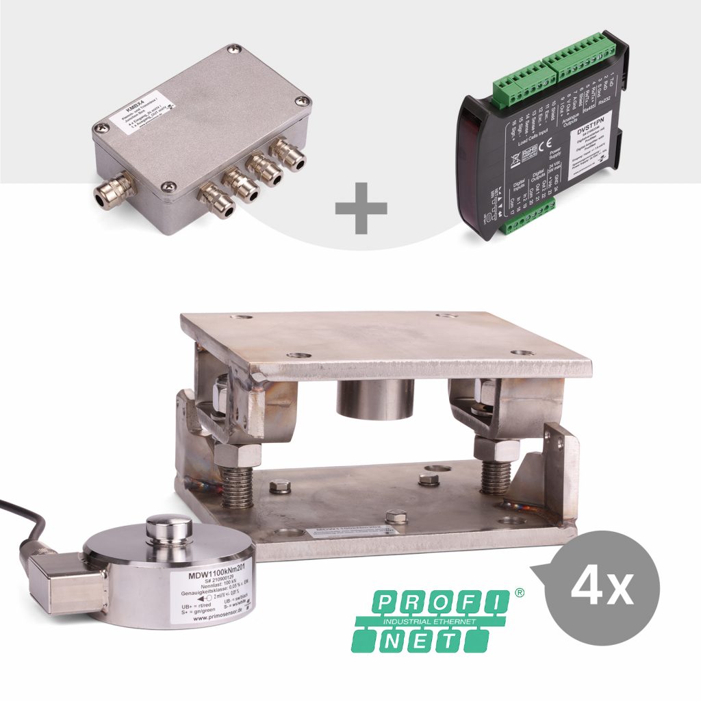 Silokits SKW2 für Silos und Behälter mit 4 Füßen - Primosensor